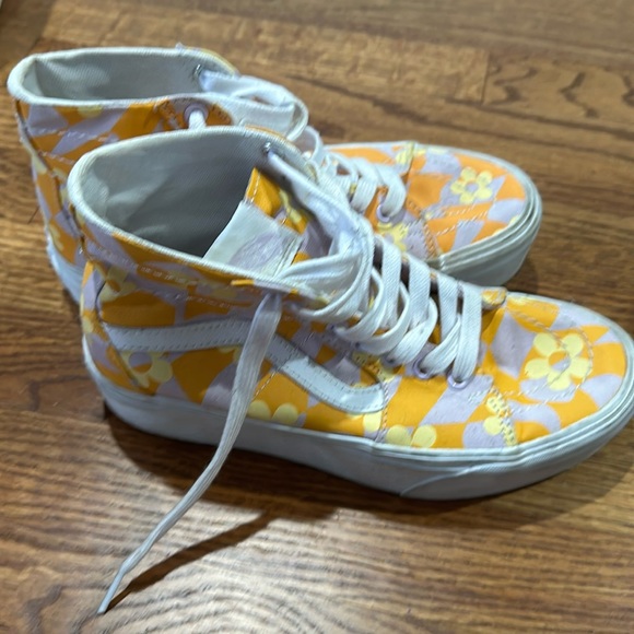 Vans | Shoes | Vans Sk8 High Tapered Stack Form Floral Sneaker | Poshmark